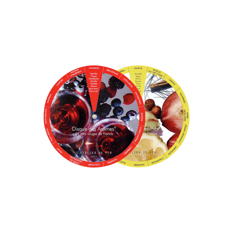 Wine aroma disc