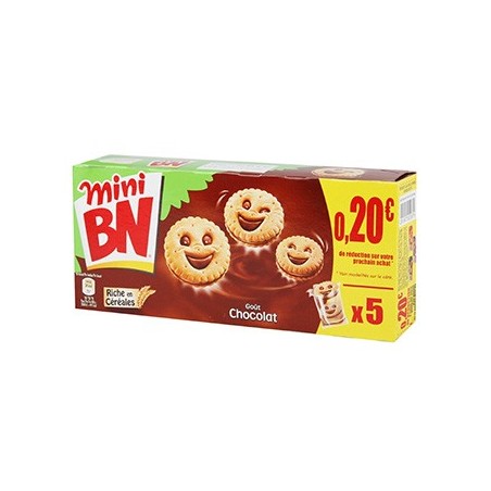 Mini Gâteau Fourré au Chocolat de la marque BN 175g