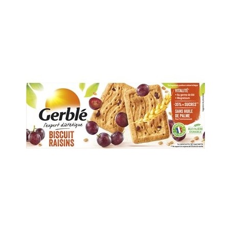 Cookies raisins of the brand Gerblé 270g