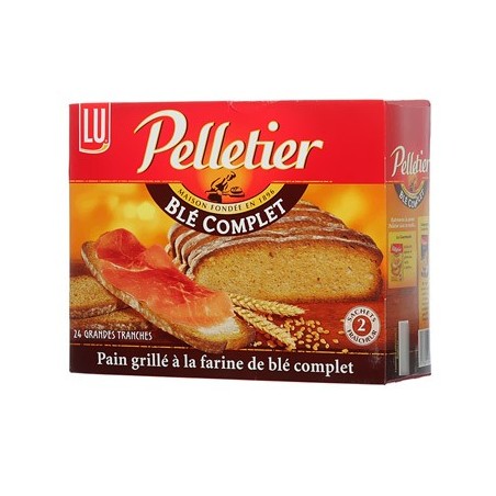 Pelletier Whole Wheat Toast x24