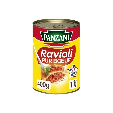 Home delivery of Panzani brand pure beef ravioli 400g