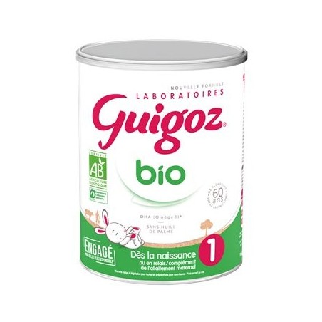 Guigoz Milk from birth Organic 800g