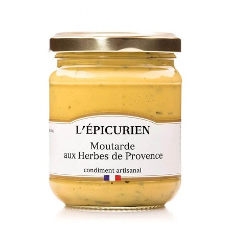 Moutarde aux herbes de Provence de la marque l'Épicurien