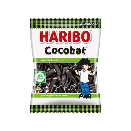 Livraison à domicile de Bonbons Haribo Réglisse Cocobat 300g