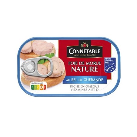 Connétable Cod Liver 121g - Home delivery