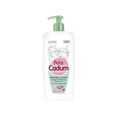Bébé Cadum Soap Free Gel for Body and Hair 750ML